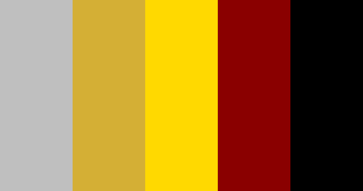 Silver & Gold Color Palette