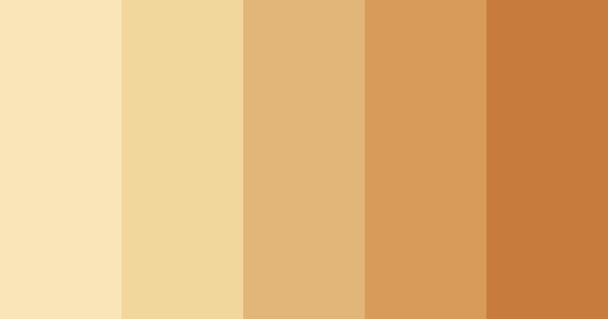 Cream the Rabbit Color Palette
