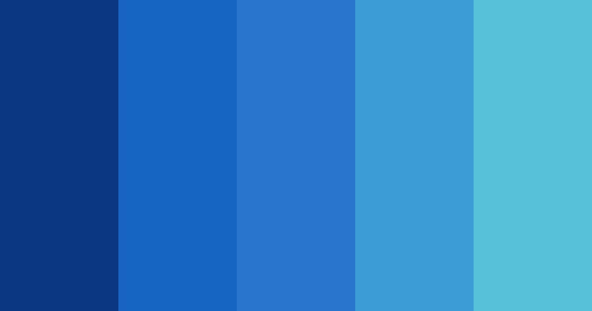 Modern Night Blue Color Palette