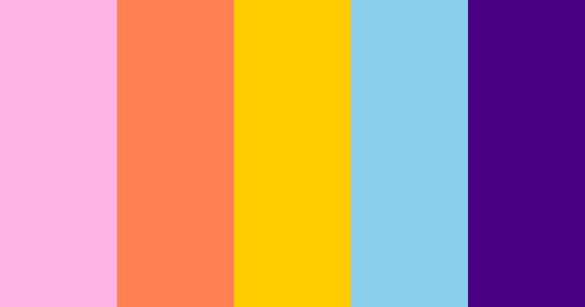 60s Vibe Color Palette