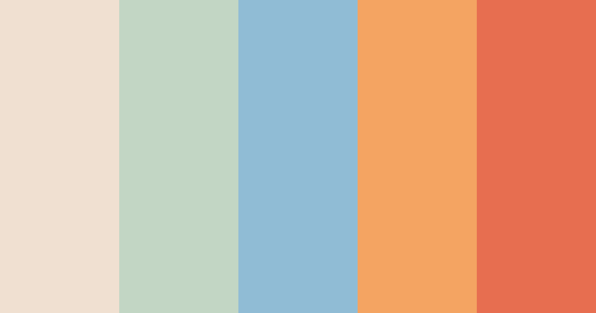 Angelic Cottagecore Color Palette