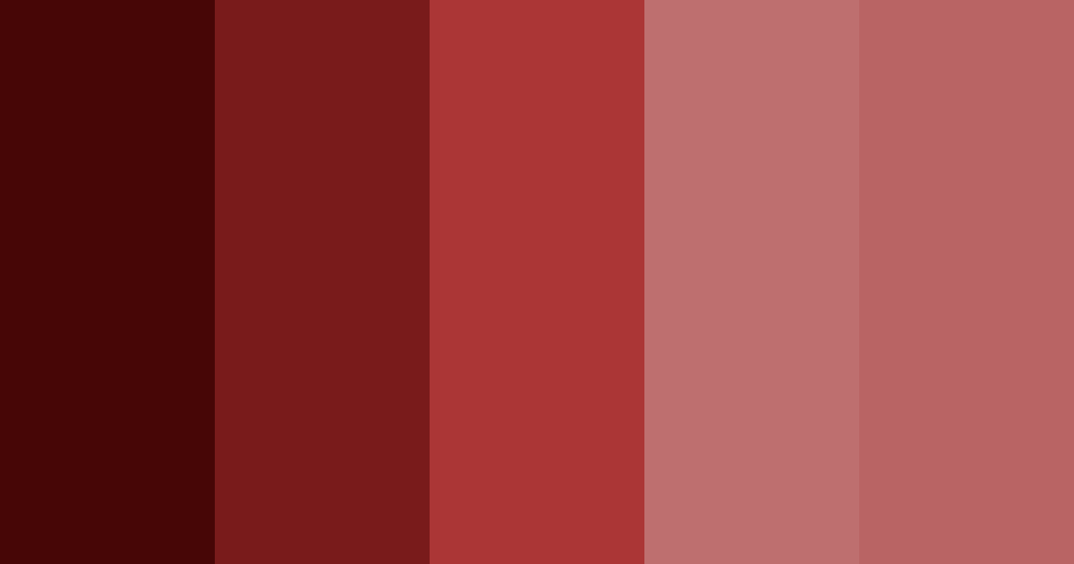 Blood Bath Color Palette