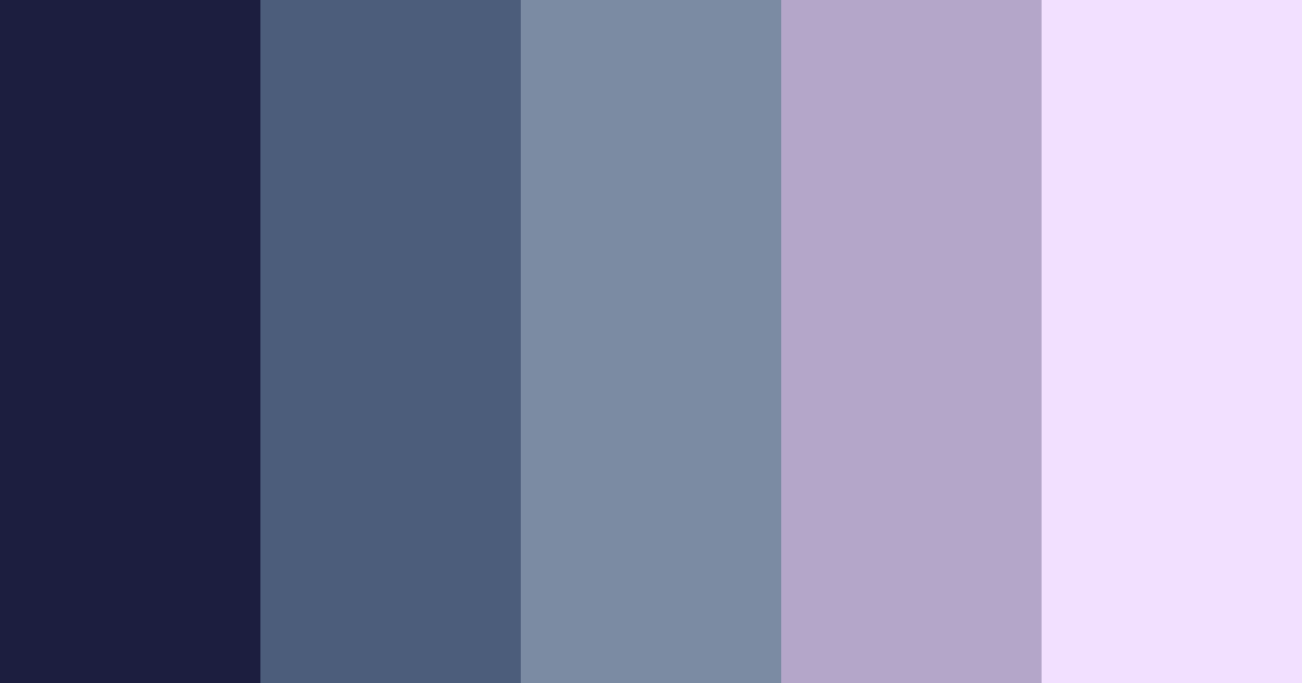 Cool Dark Elf Skin Color Palette