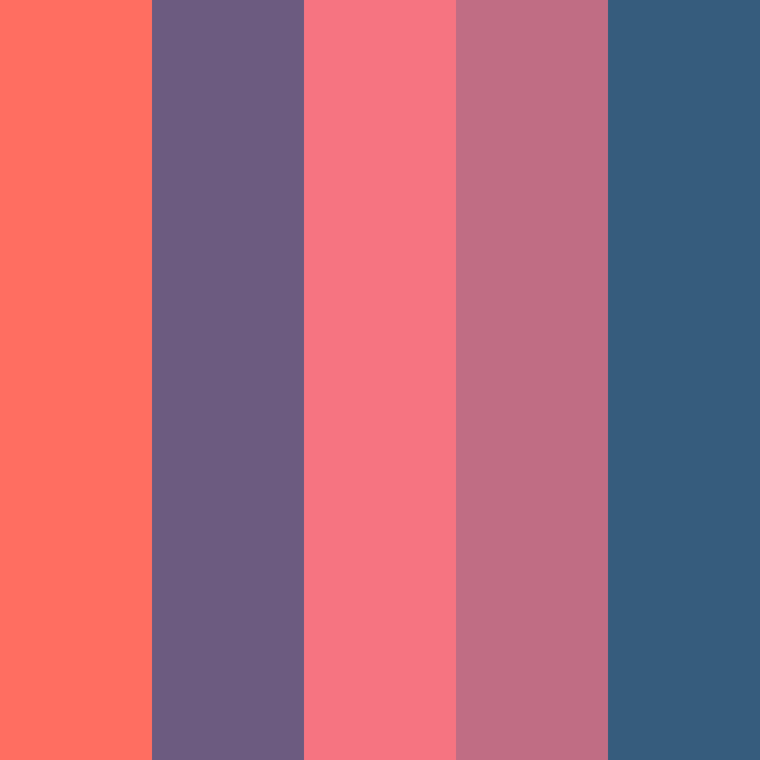 Harley Quinn Color Palette