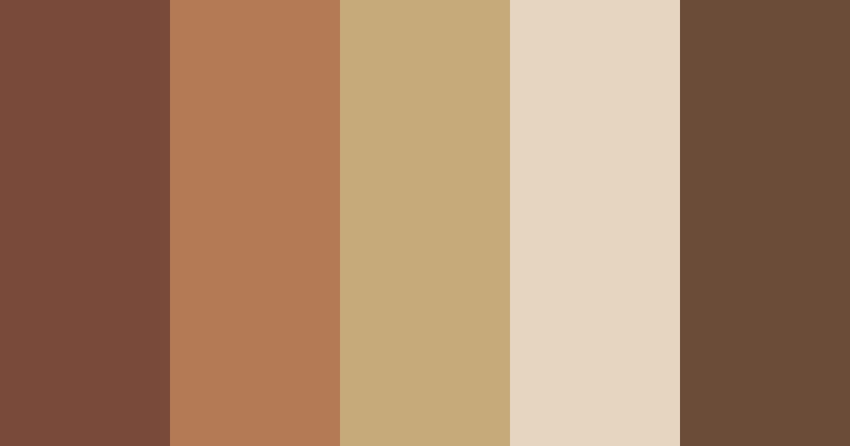 Gingerbread Mocha Color Palette