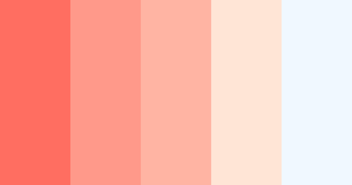 Calm Pink Ocean Color Palette