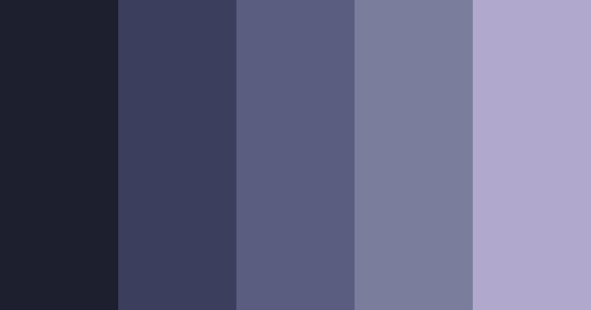 Anxious Night Color Palette