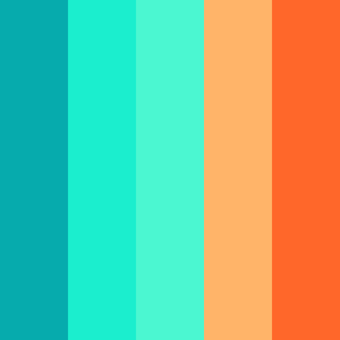 Cyber Tropics Color Palette