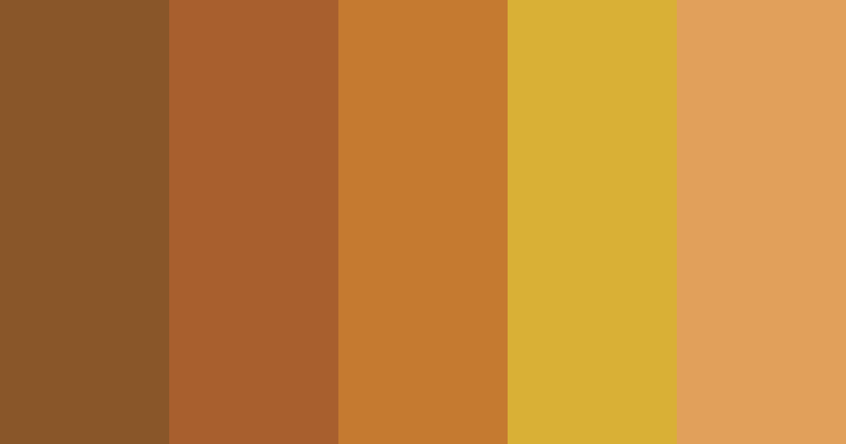 Brandy Leather Color Palette