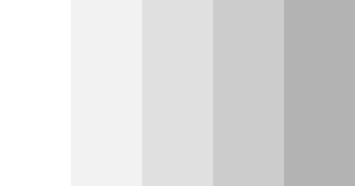 White Theme Color Palette
