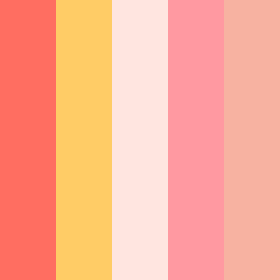 Strawberry & Coconut Color Palette