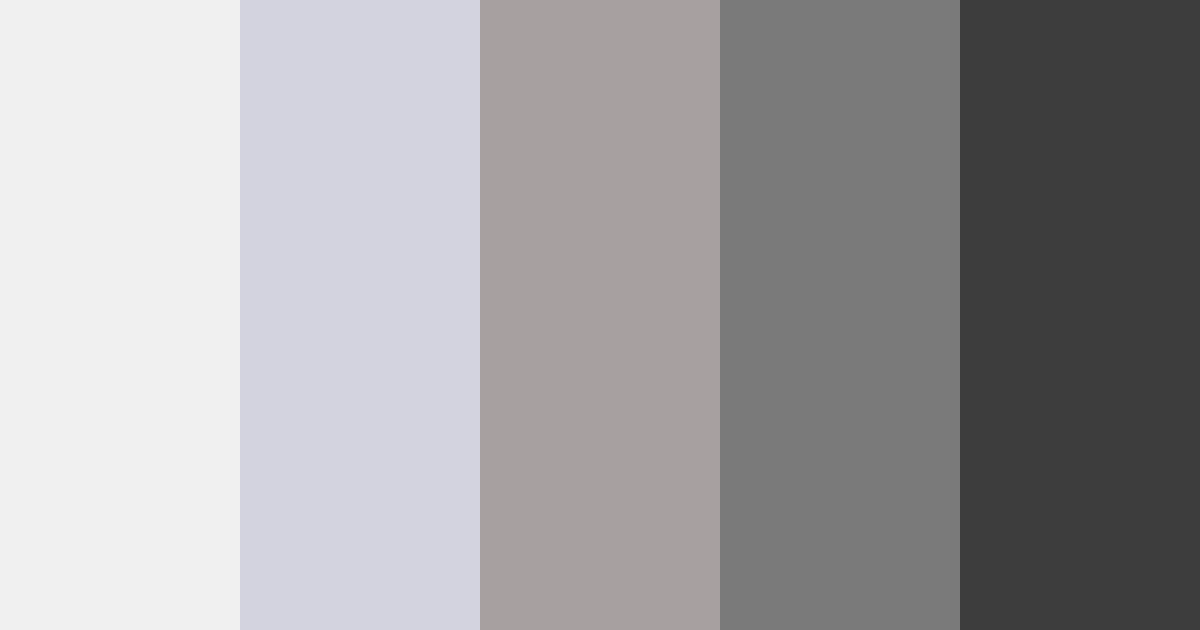 Monochrome Serenity Color Palette