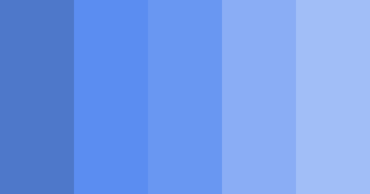 Cold Blue Color Palette
