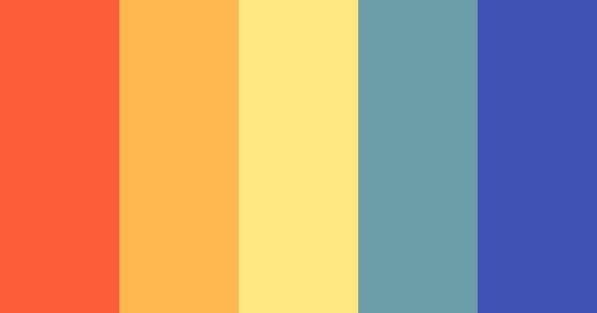 Bright Blue Aesthetic Color Palette