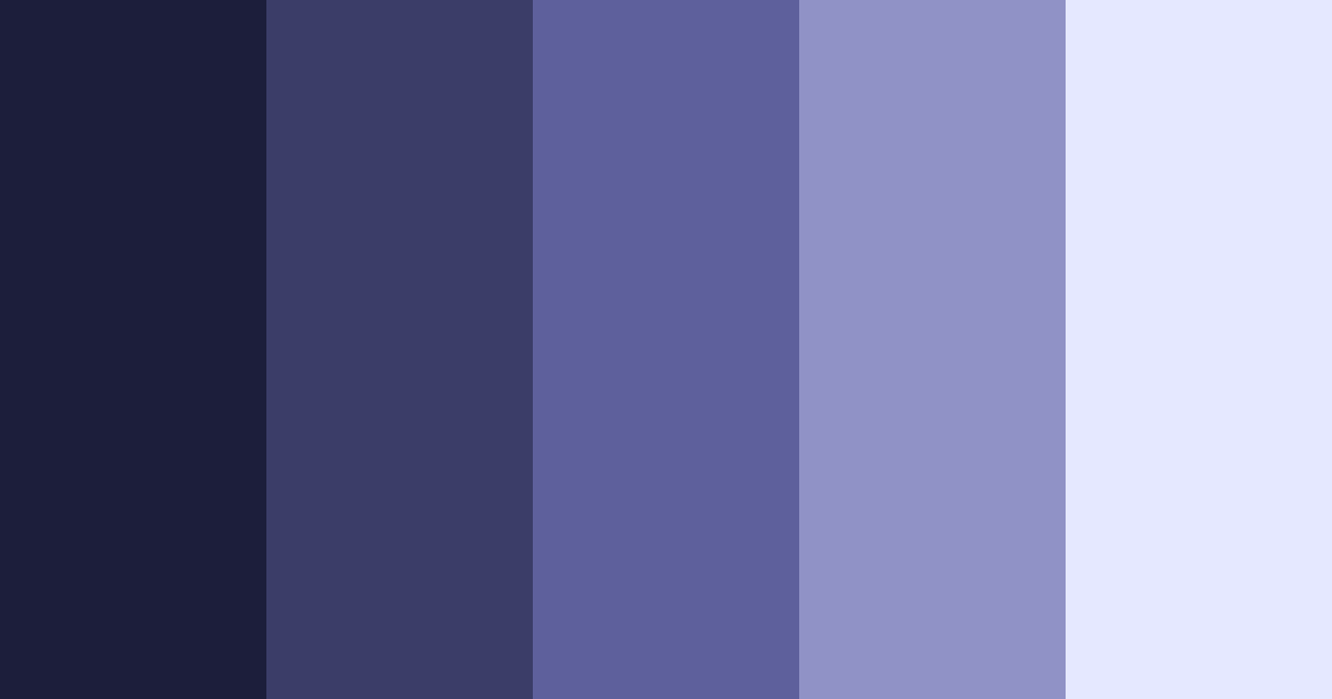 Deep Blue Eclipse Color Palette