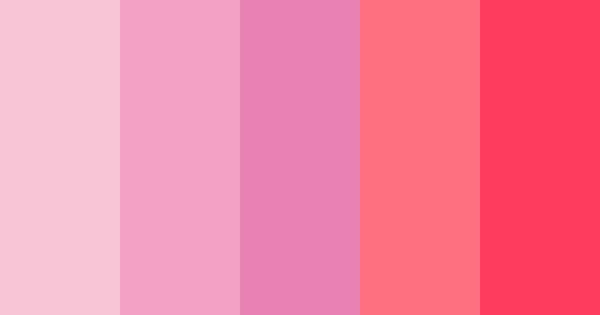 Pink Spring Color Palette