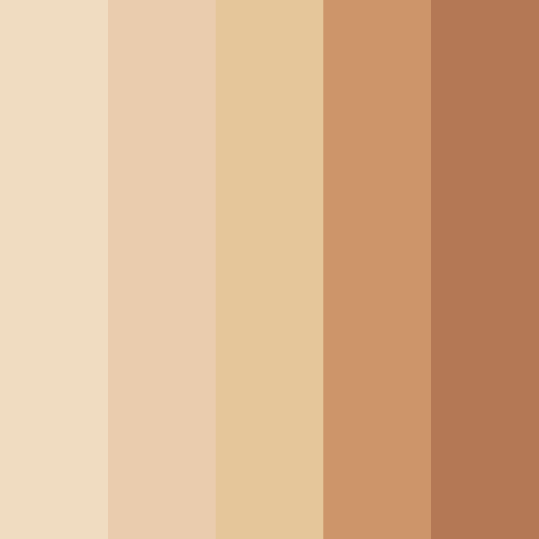 Caramel Cream Delight Color Palette