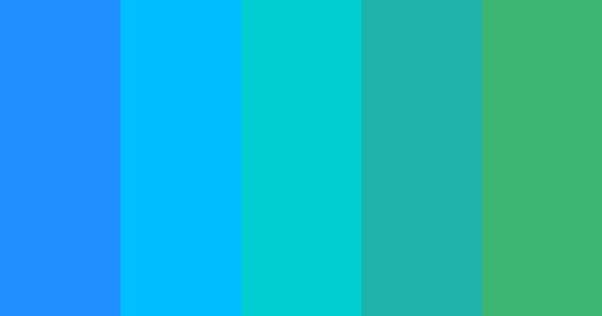 Aqua Vortex Color Palette