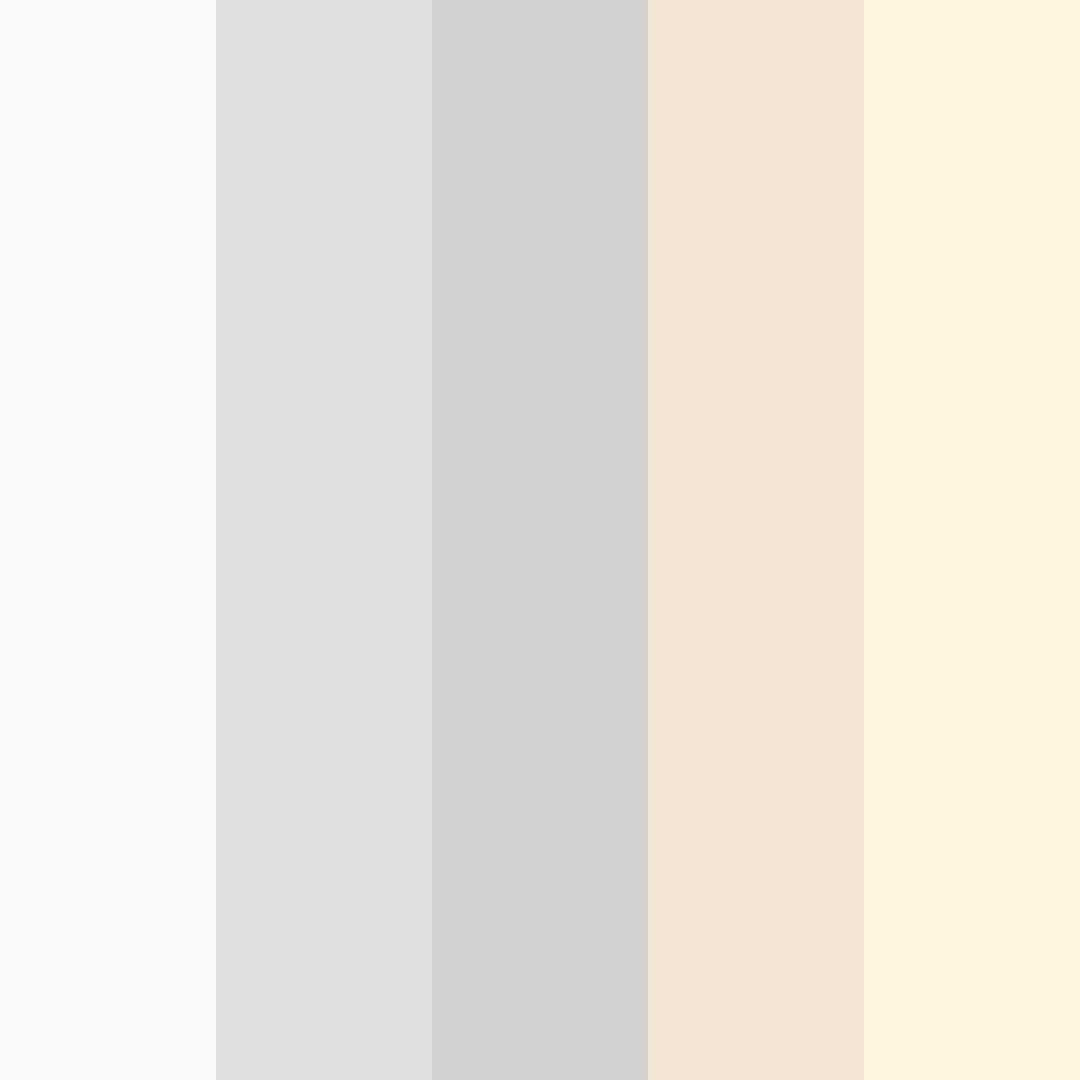 Soft White Dream Color Palette