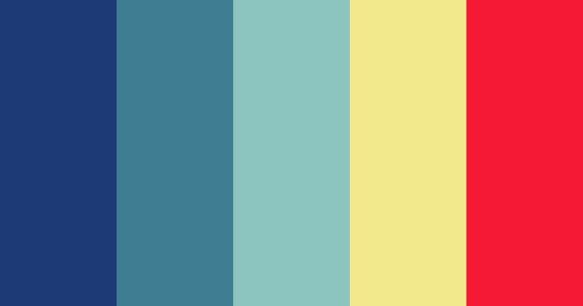 Hyperbolic Blue Color Palette