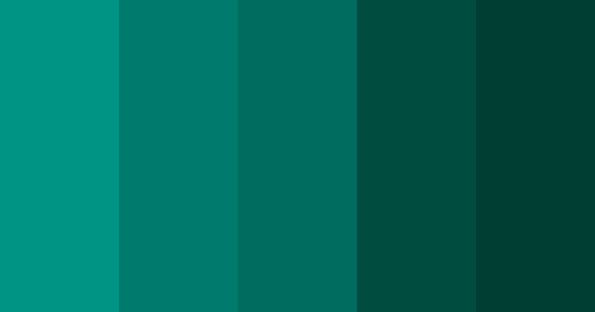 Teal Coastline Color Palette