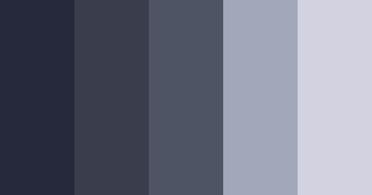 Deep Blue Clay Color Palette