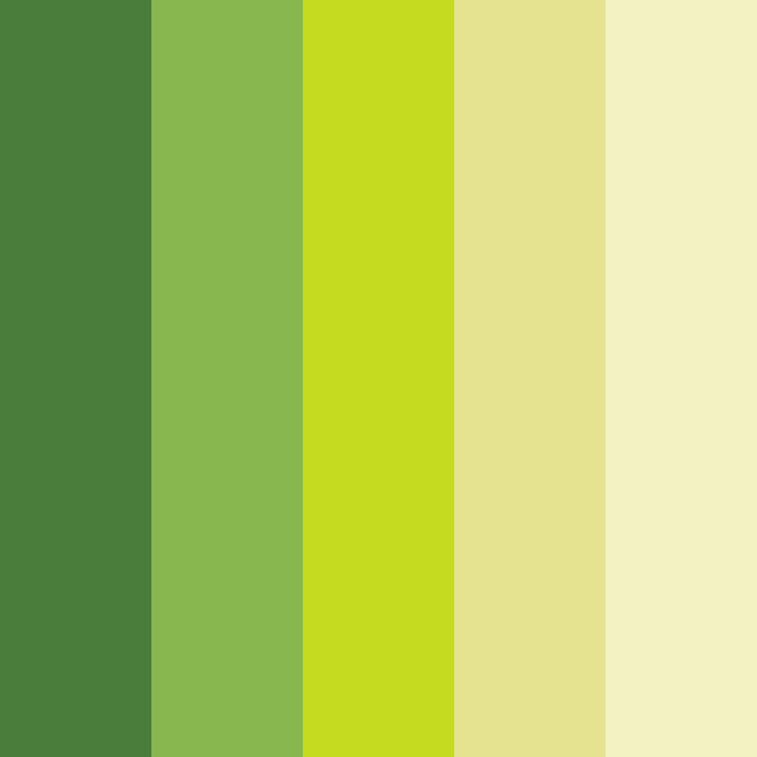 Green Cabbage Color Palette