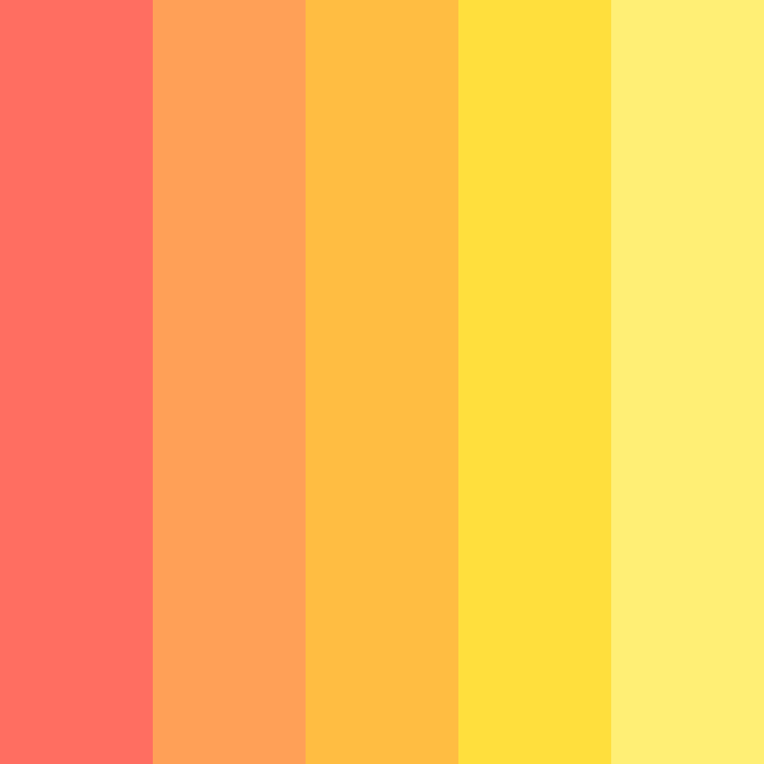 Vibrant Orange Color Palette