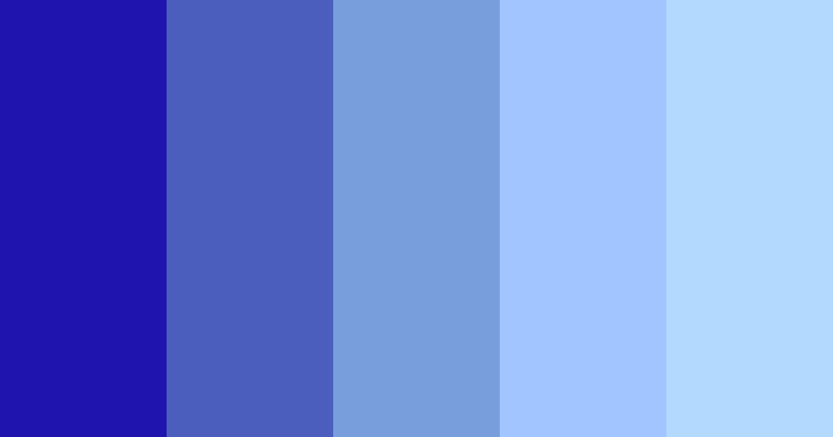 Shades of Blue Color Palette