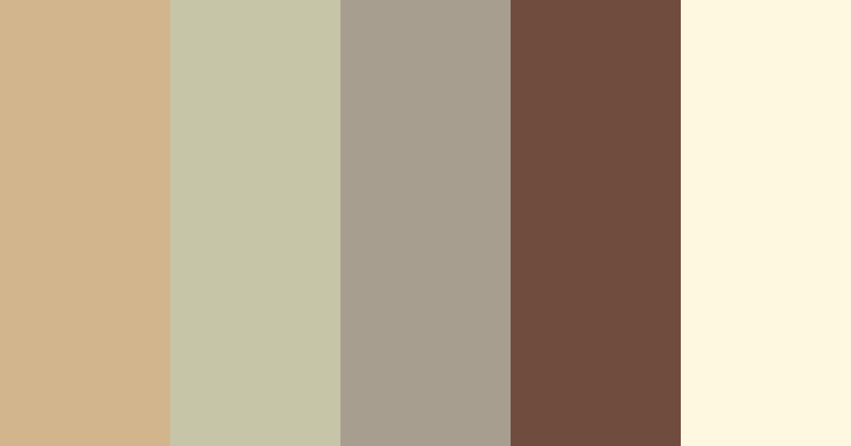 Brown Cafe Color Palette