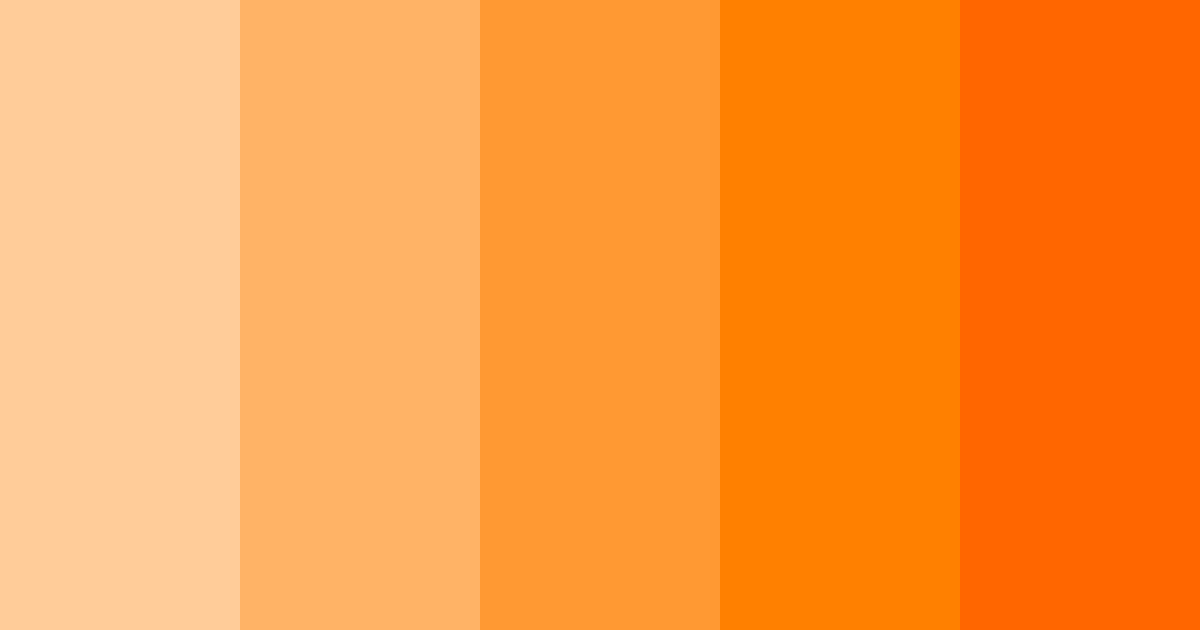 Peachy Sunset Color Palette