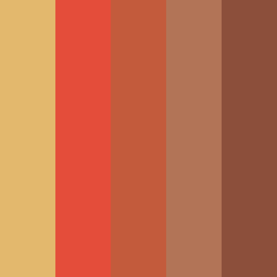 Warm Red Color Palette