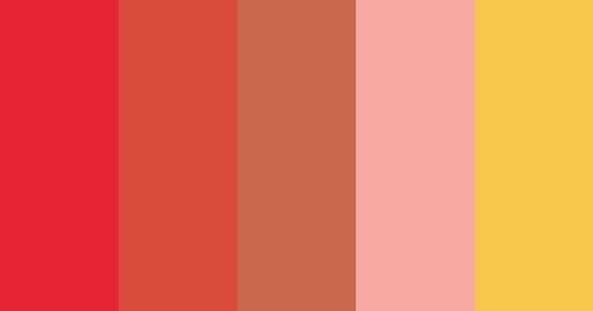Shades of Crimson Color Palette