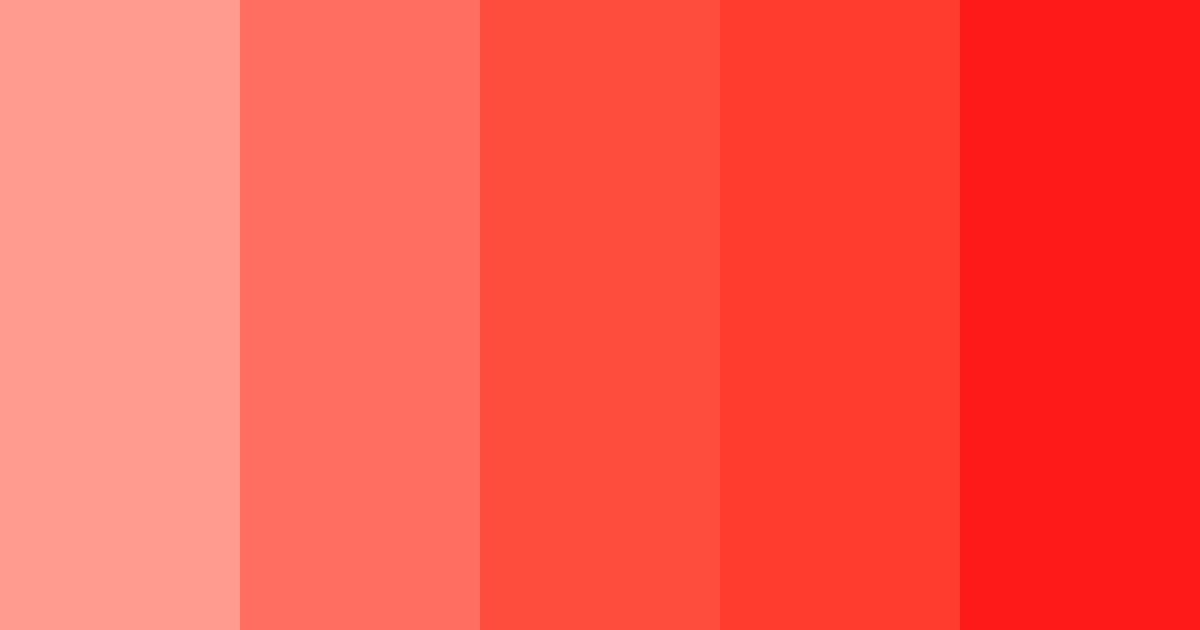 Sizzling Sunset Shrimp Color Palette
