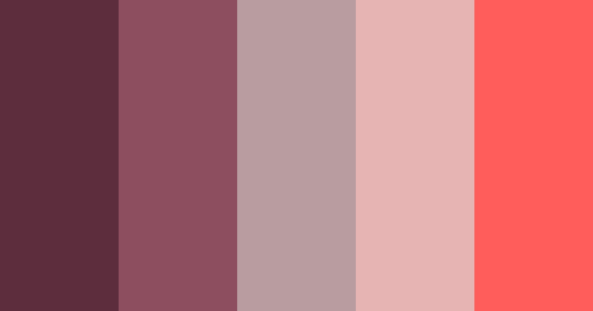 Dark Red Color Palette
