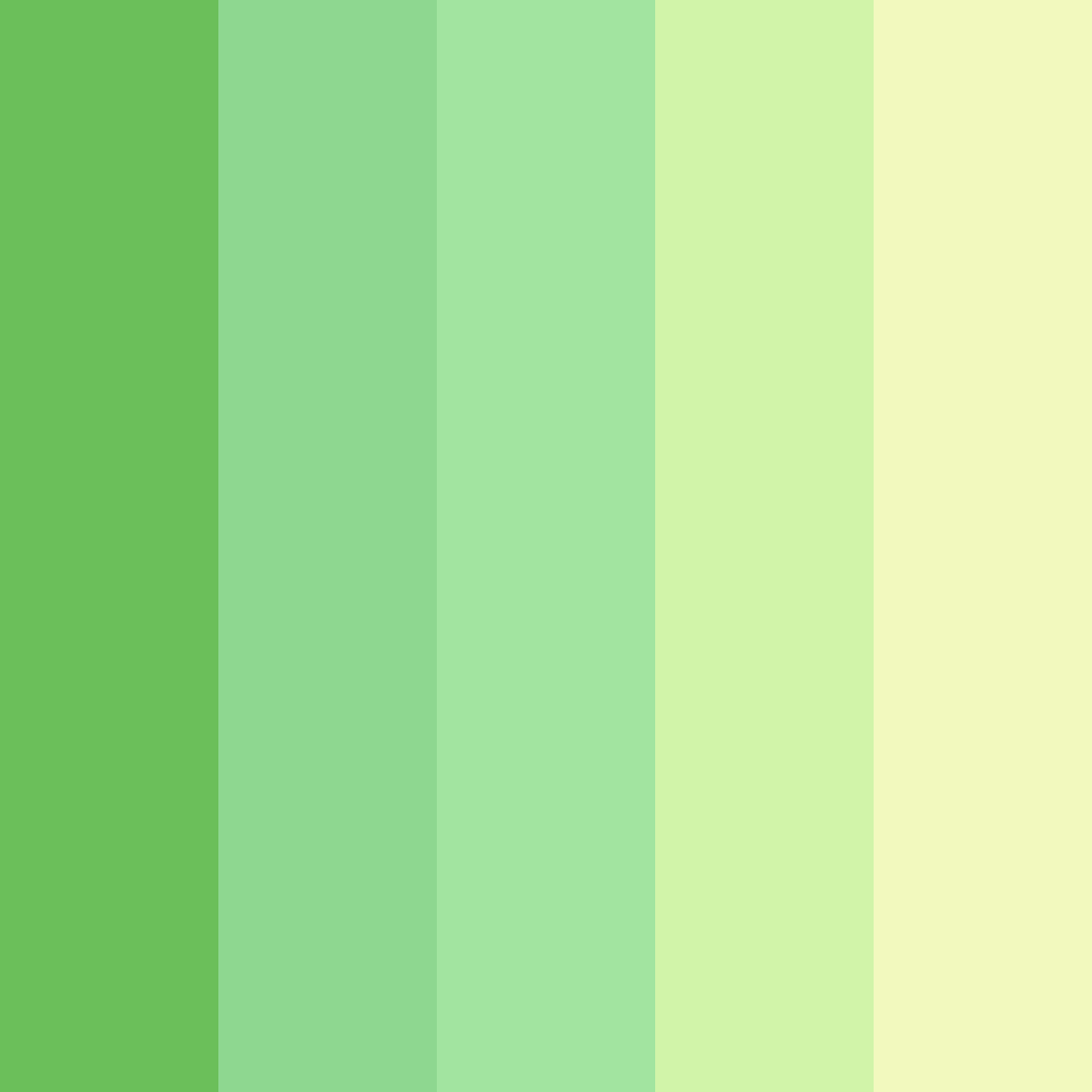 Green Weed Color Palette