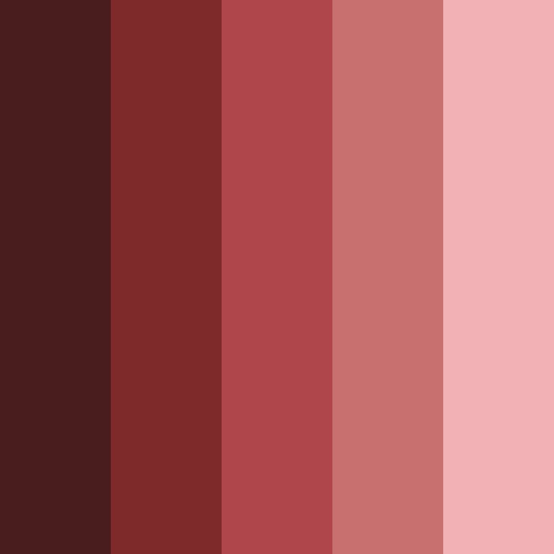 Shades of Red Color Palette