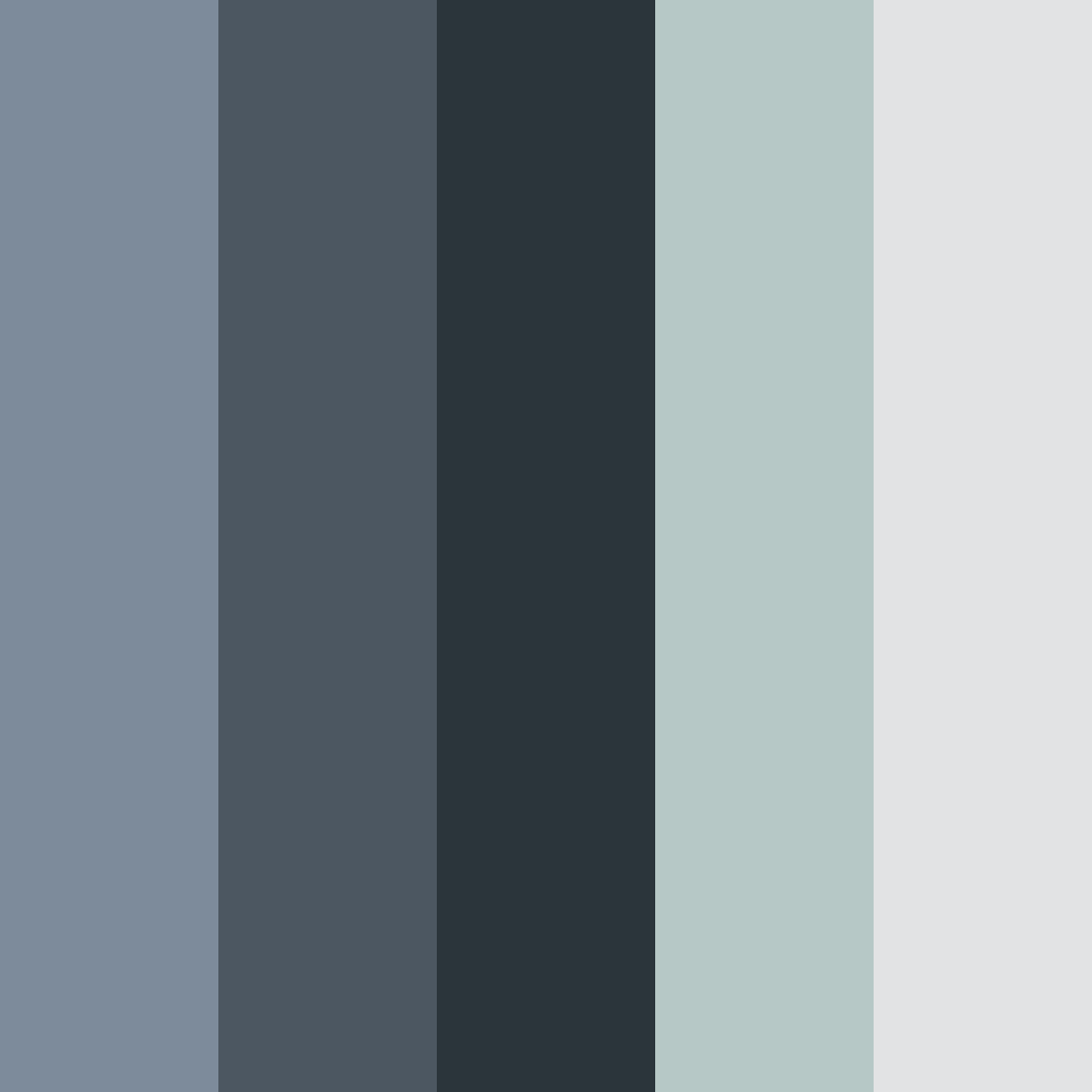 Shades of Gray Color Palette