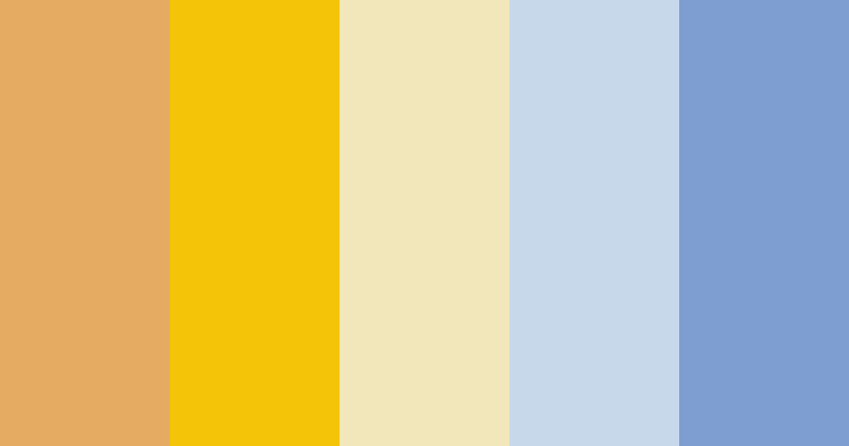 Blue Sunshine Color Palette