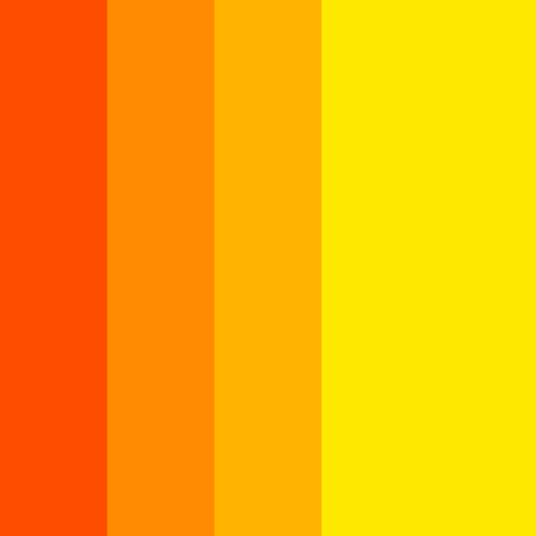 Orange Sunrise Color Palette