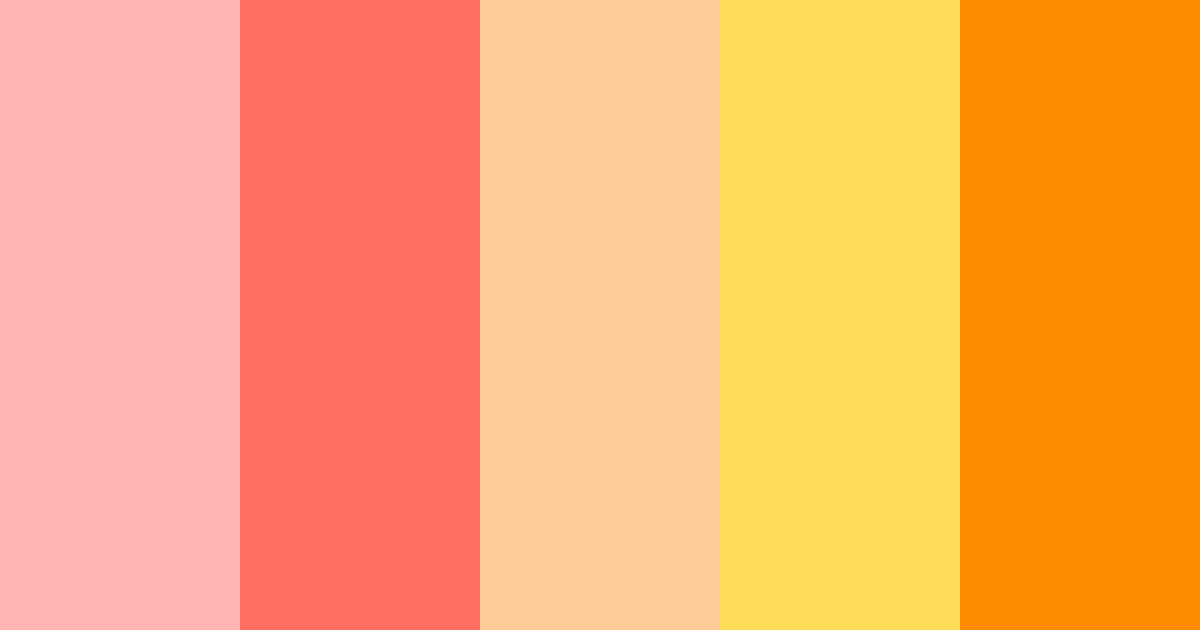 Light Red Color Palette