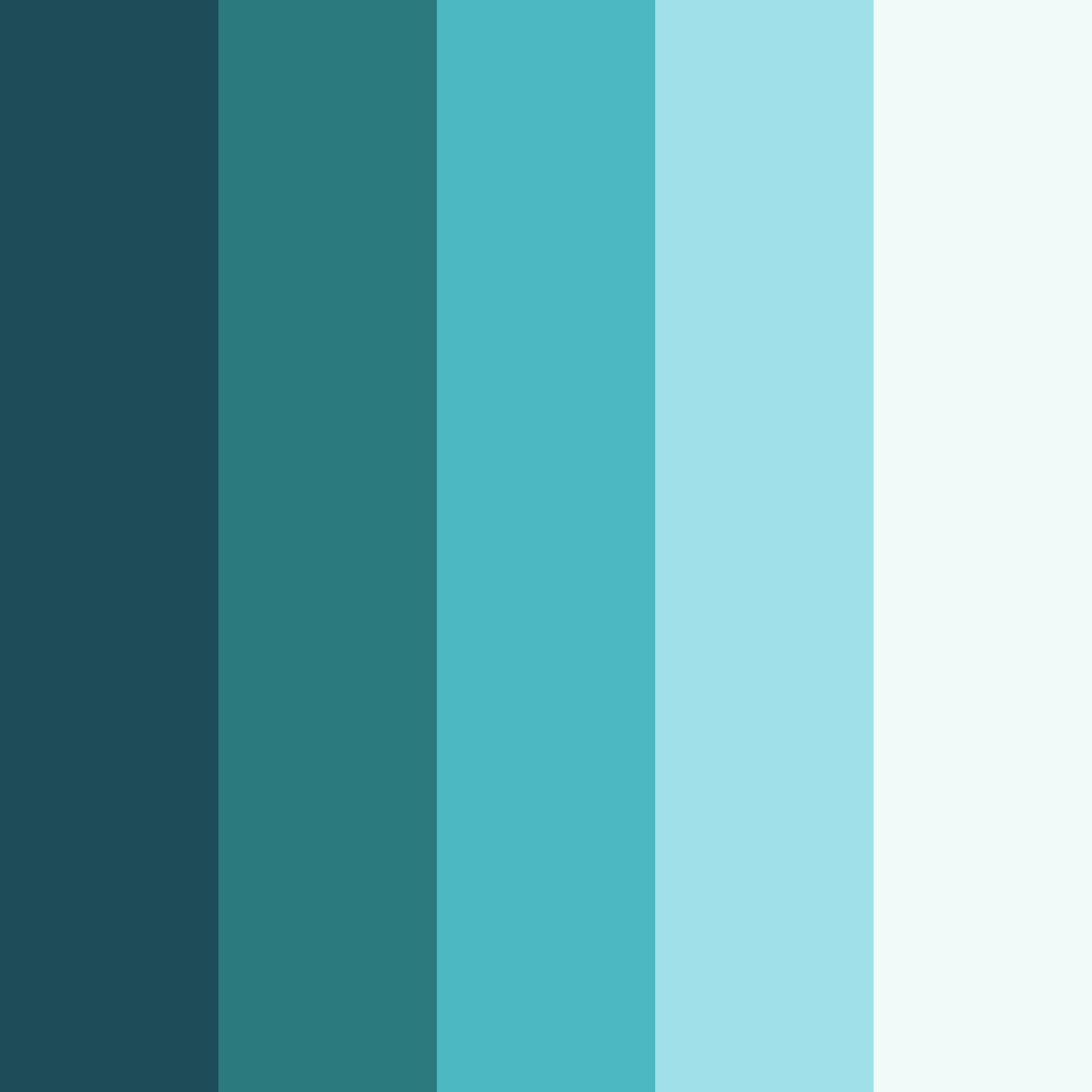 Shades of Blue Color Palette