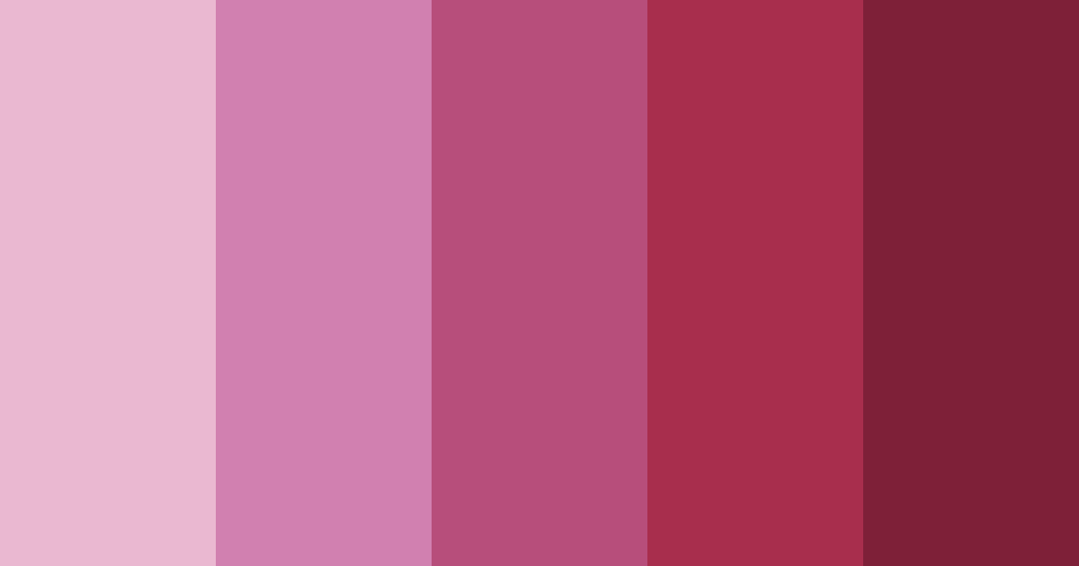 Pink Victoria Color Palette