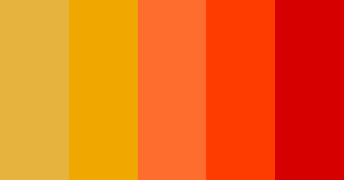 Orange Scraps Color Palette