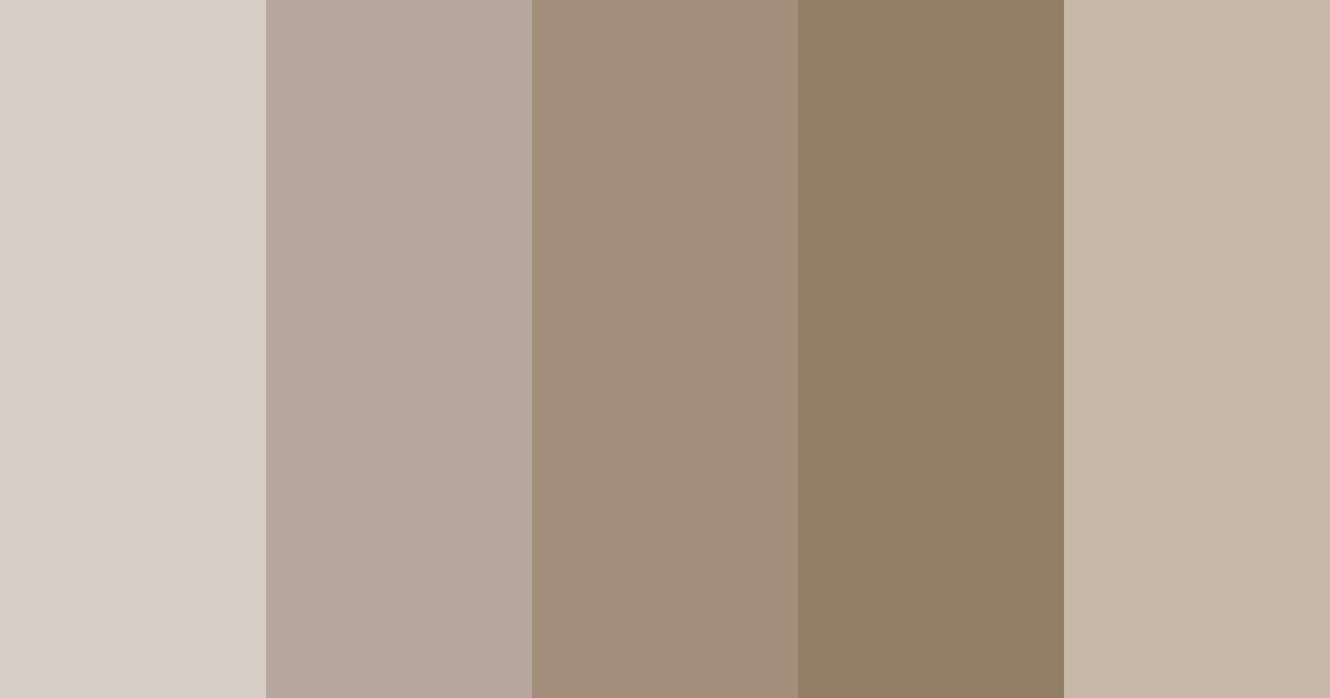 Muted Brown Color Palette