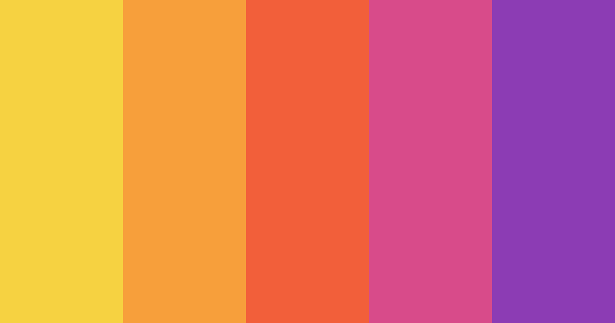 Dancing Sunsets Color Palette