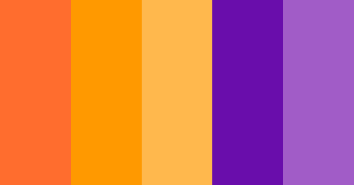 Orange and Purple Dream Color Palette