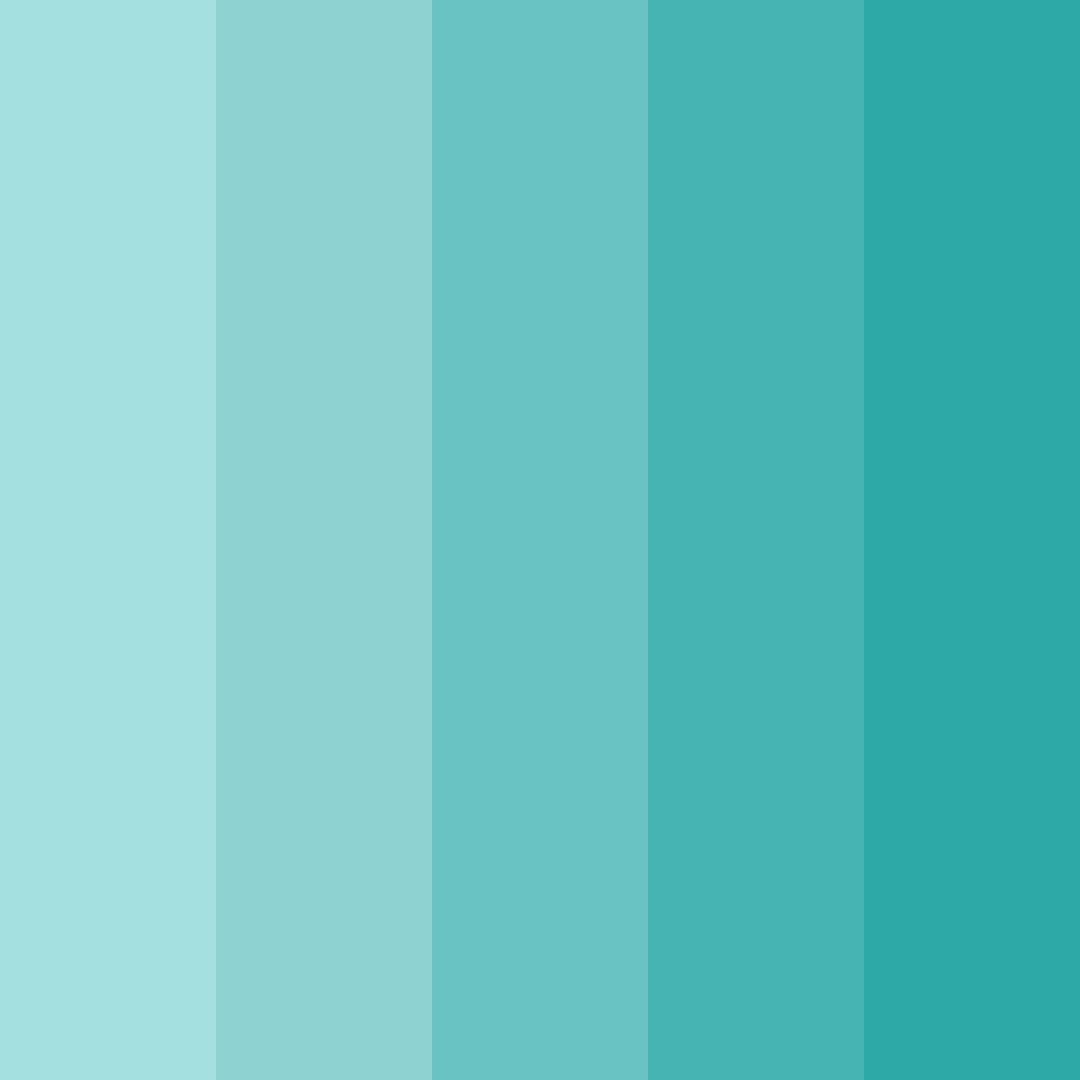 Shades of Iceberg Color Palette