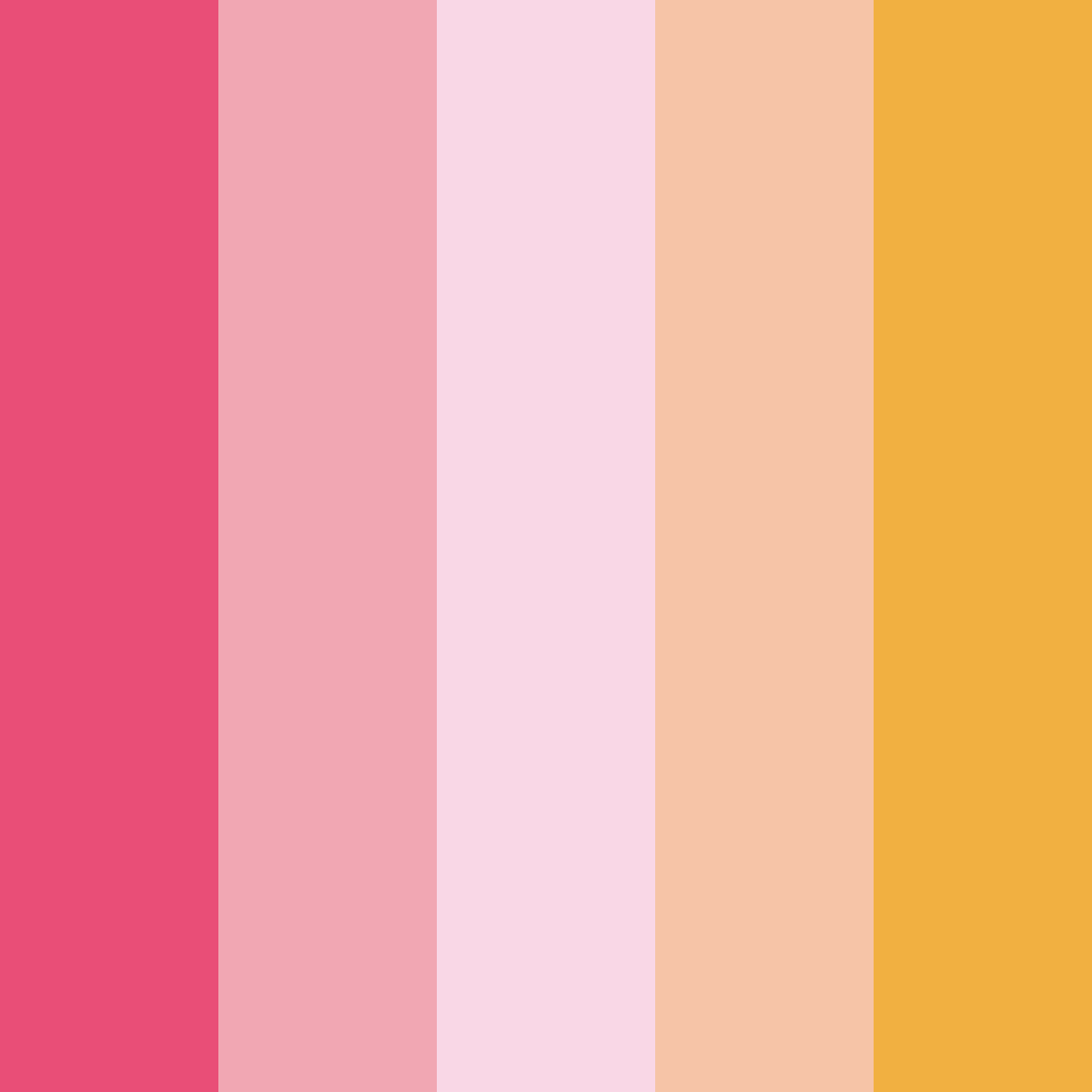 Shades of Pink Color Palette