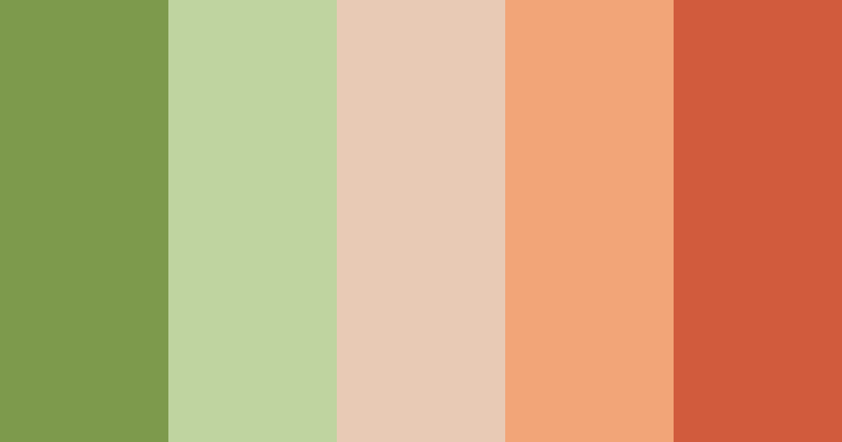 Fierce Forest Tones Color Palette